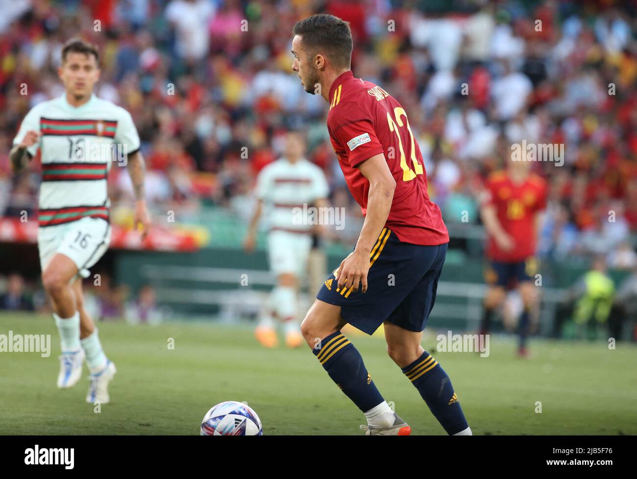 Pablo Sarabia of Spain during the UEFA Nations League, League A - Group ...