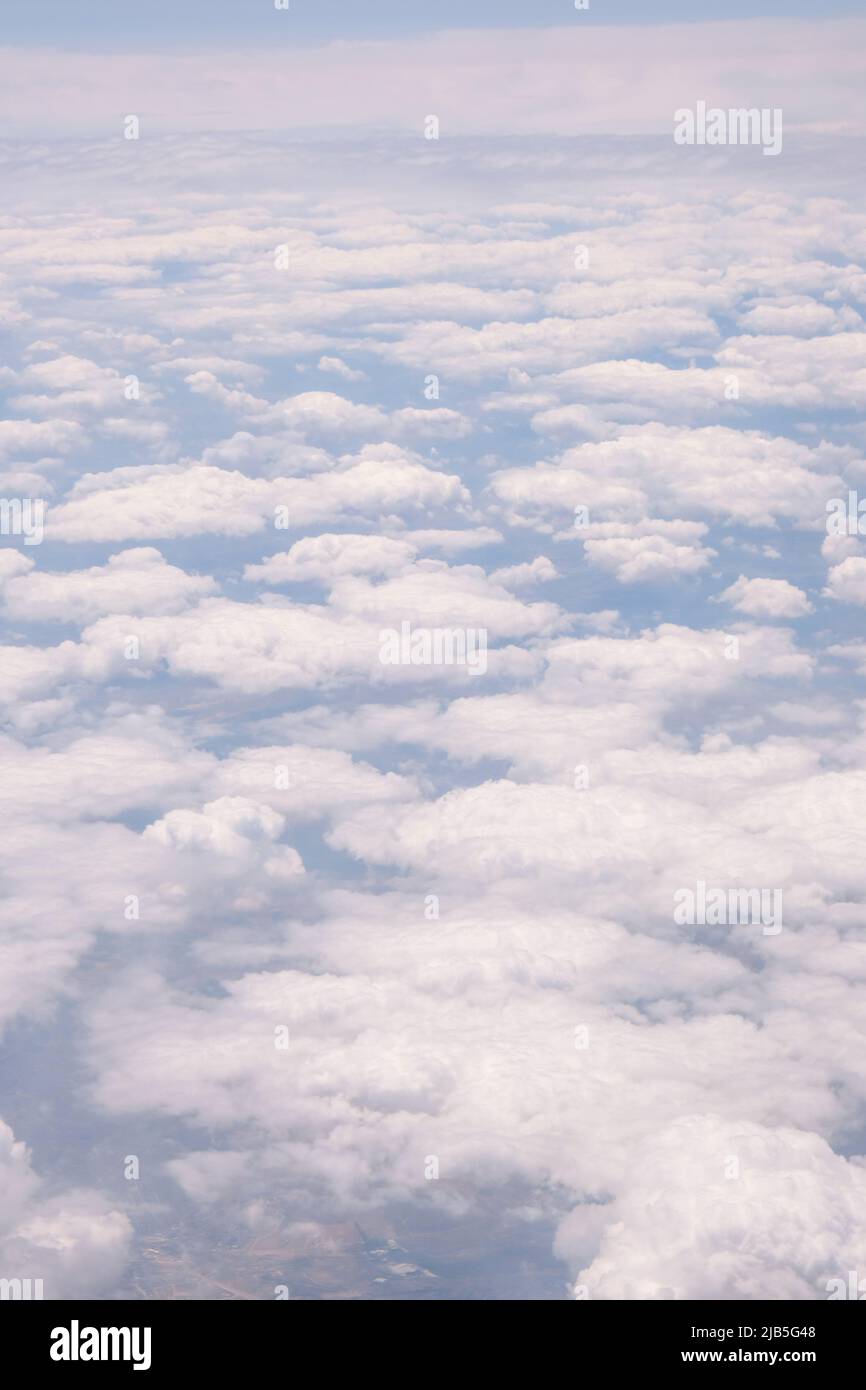 Airplane flight. View from the window of the plane. Airplane, Aircraft ...