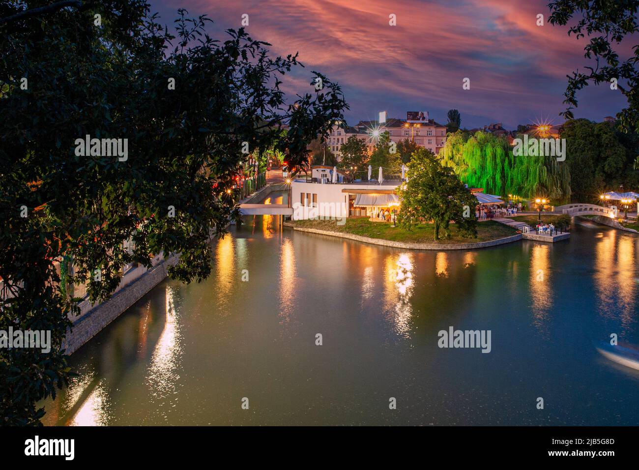 Sofia, the capital of Bulgaria, Ariana Lake at Borisova gradina (Boris ...