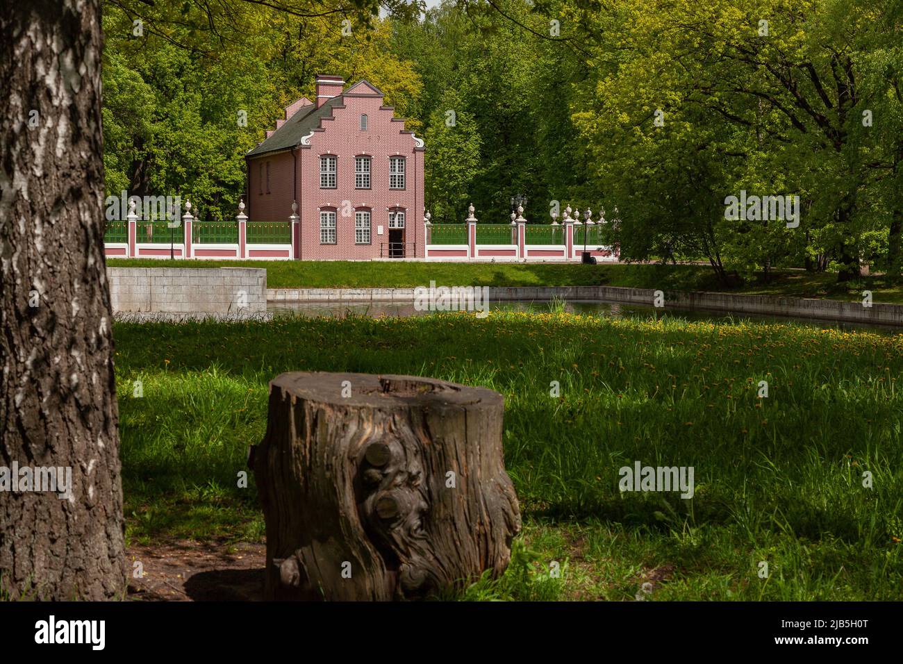 Dutch house in Kuskovo park. Moscow, Russia Stock Photo - Alamy