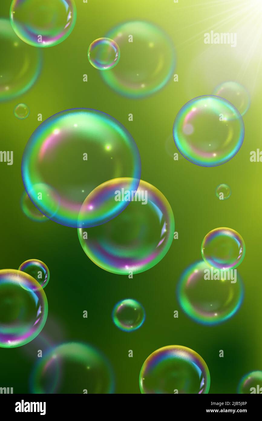 Rainbow Bubble Backgrounds