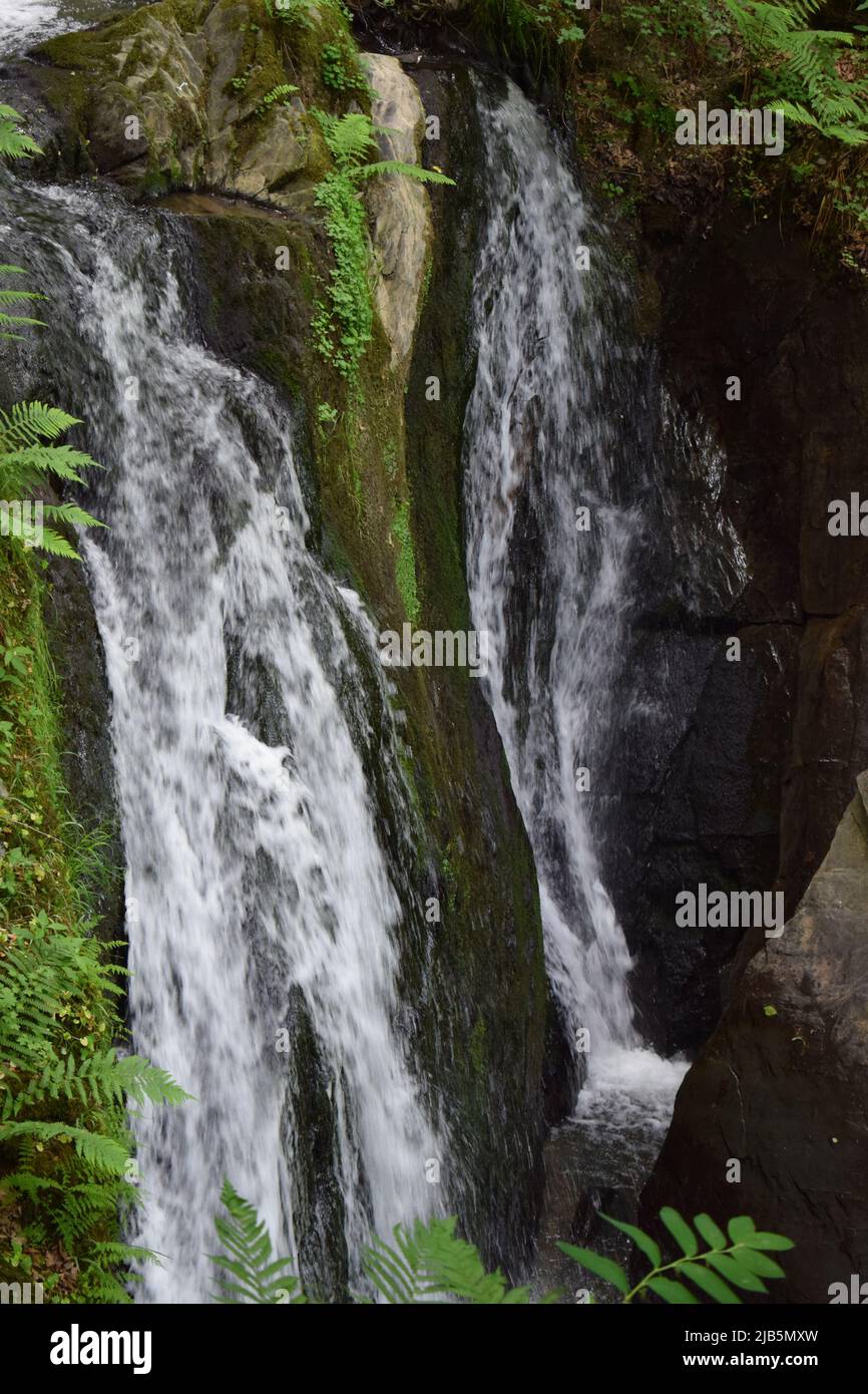 waterfall in Enderttal Stock Photo - Alamy