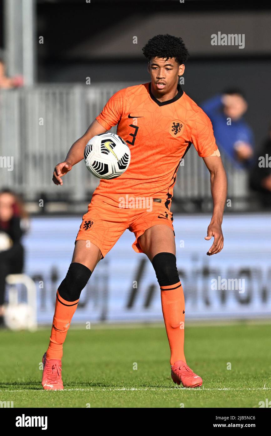 ALMERE - Livano Comenencia of Netherlands U19. during the UEFA European ...