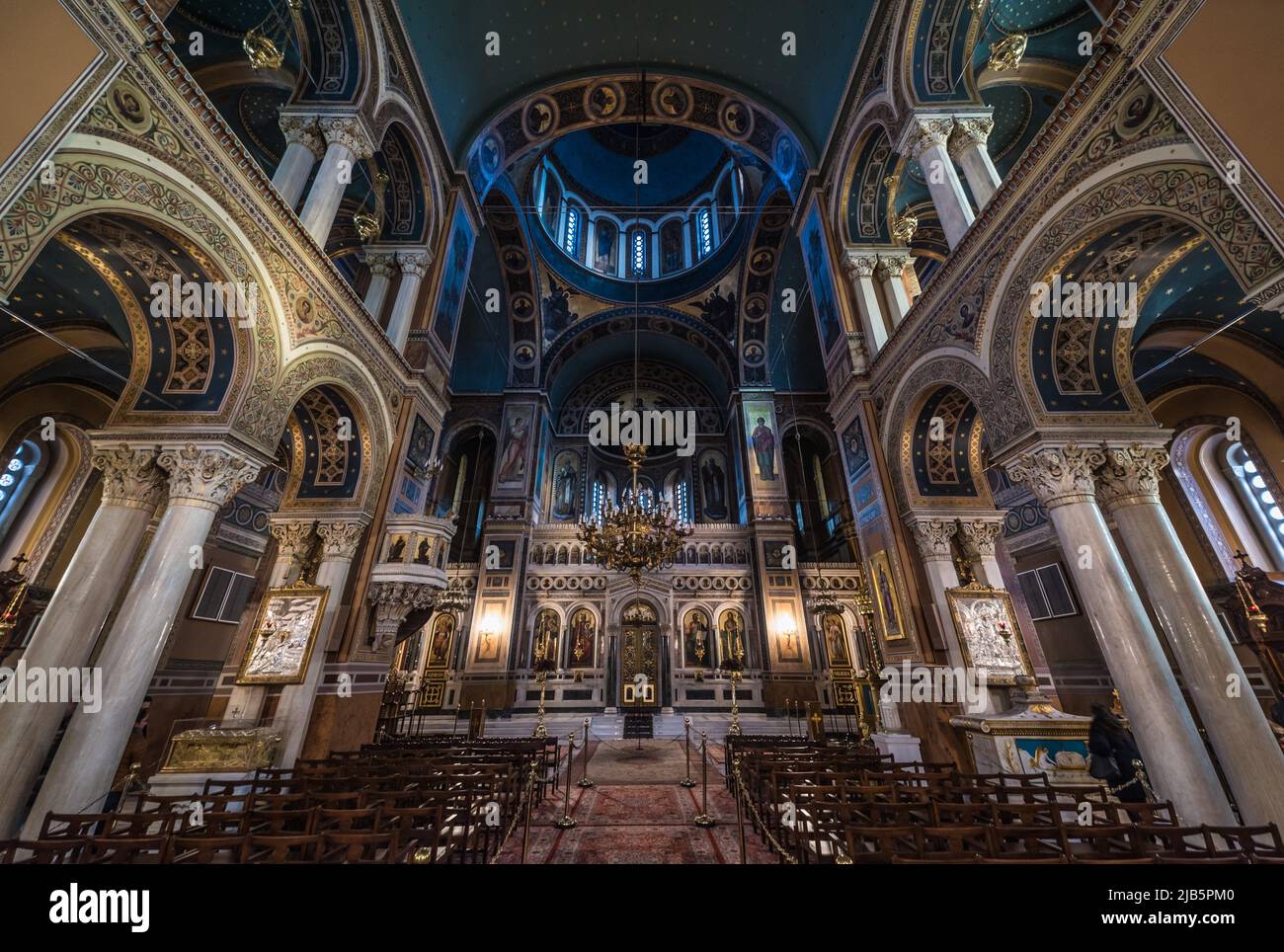 Interior of athens cathedral hi-res stock photography and images - Alamy