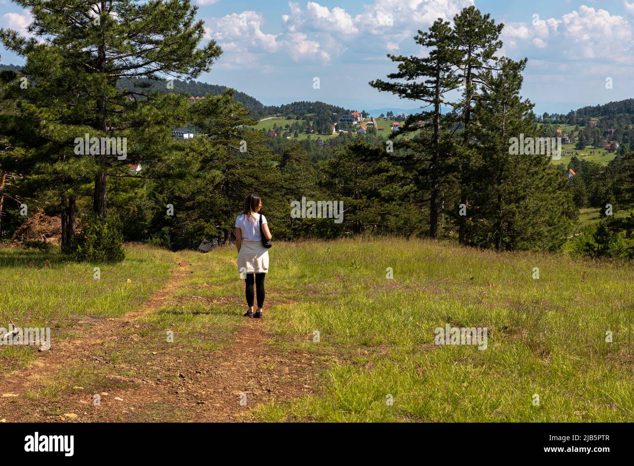 Hiker girl hi-res stock photography and images - Alamy