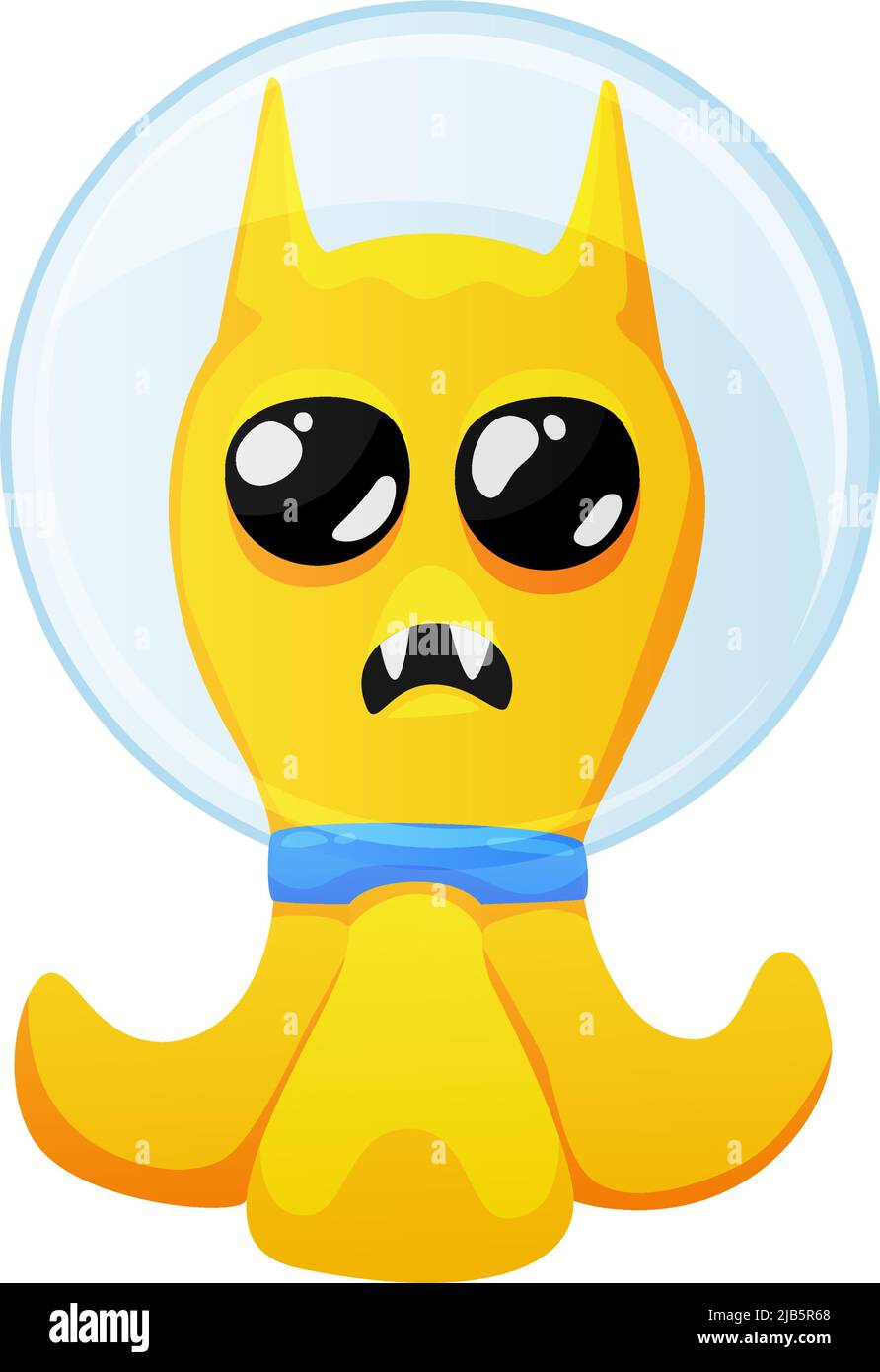 Vector illustration alien eyes cartoon Cut Out Stock Images & Pictures ...