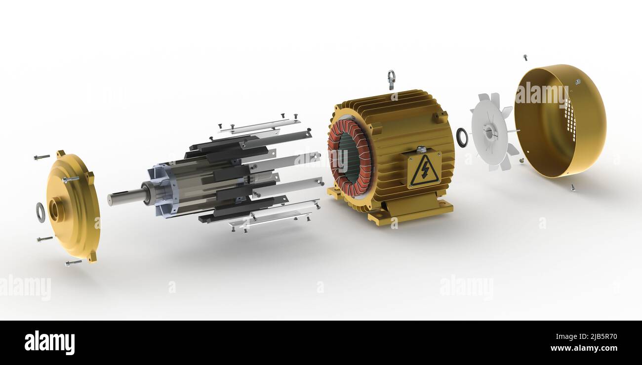 Electric generator gold class Stock Photo - Alamy