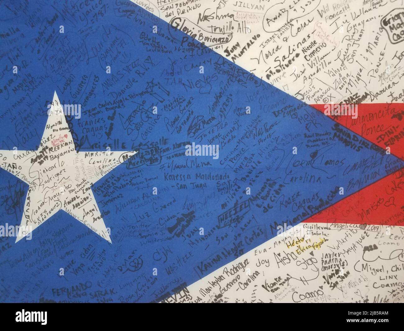 Signing flag hi-res stock photography and images - Alamy