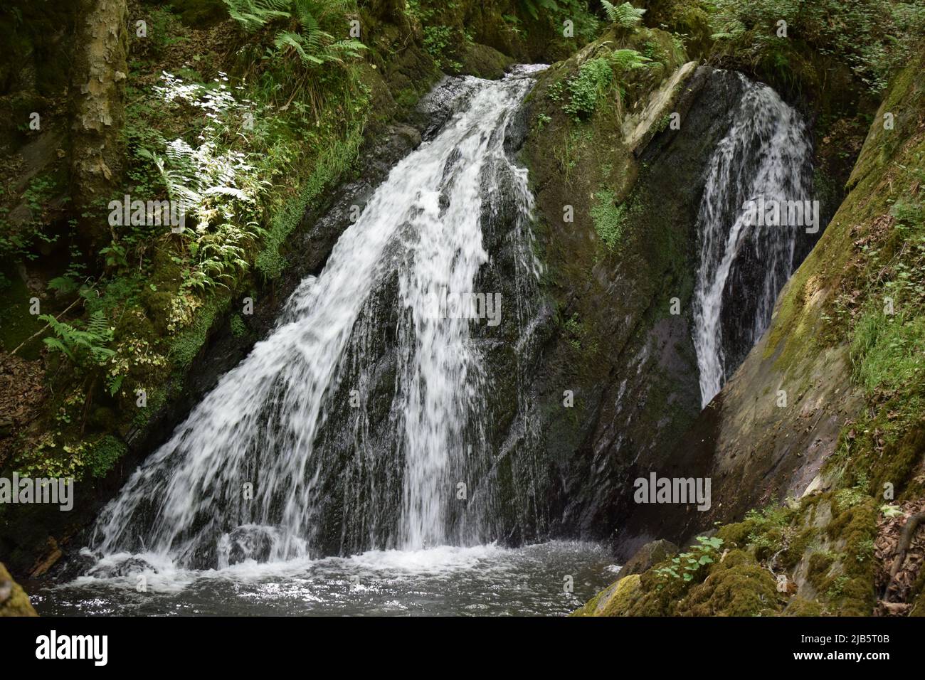 waterfall in Enderttal Stock Photo - Alamy