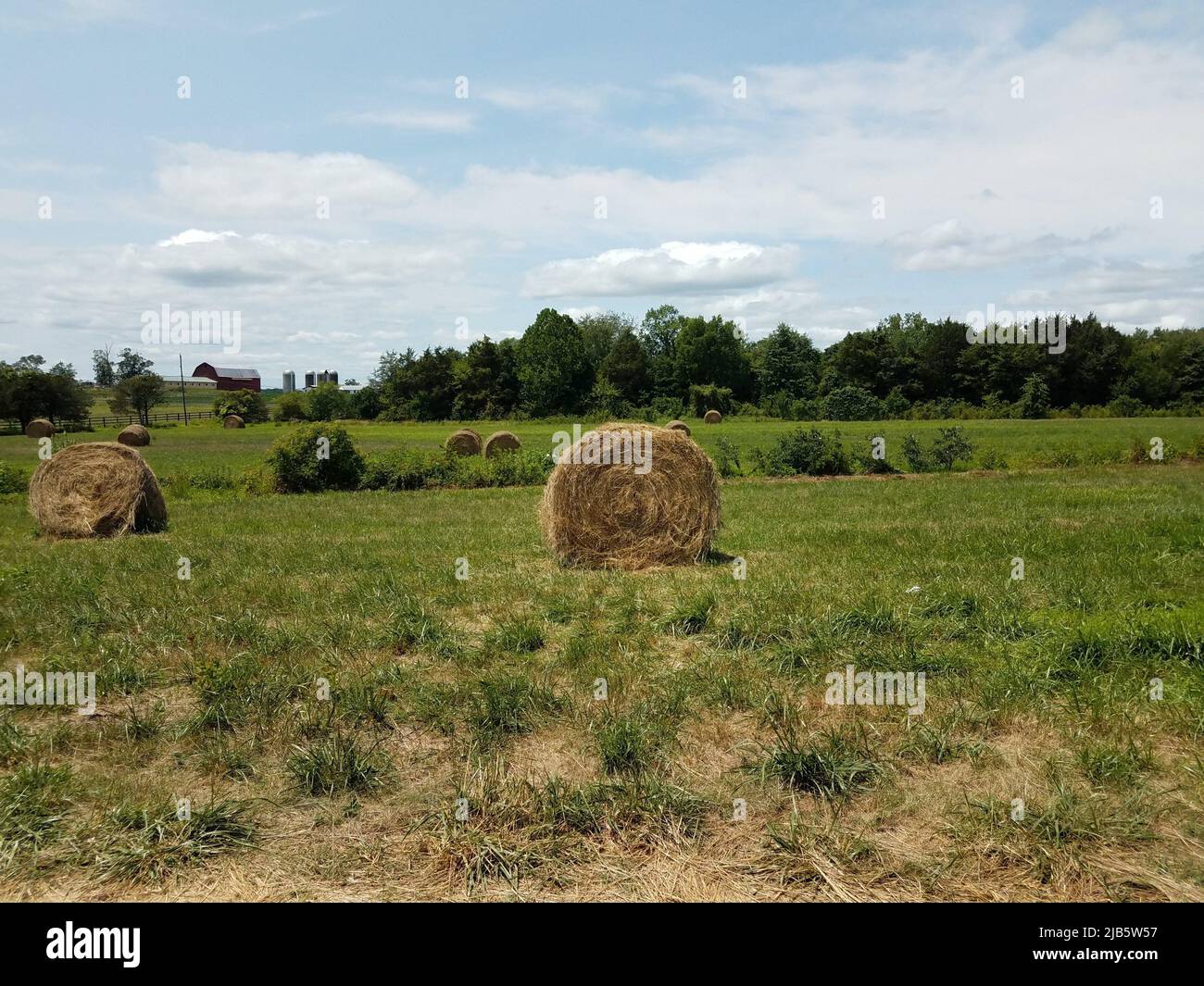 Rolls of hay hi-res stock photography and images - Alamy