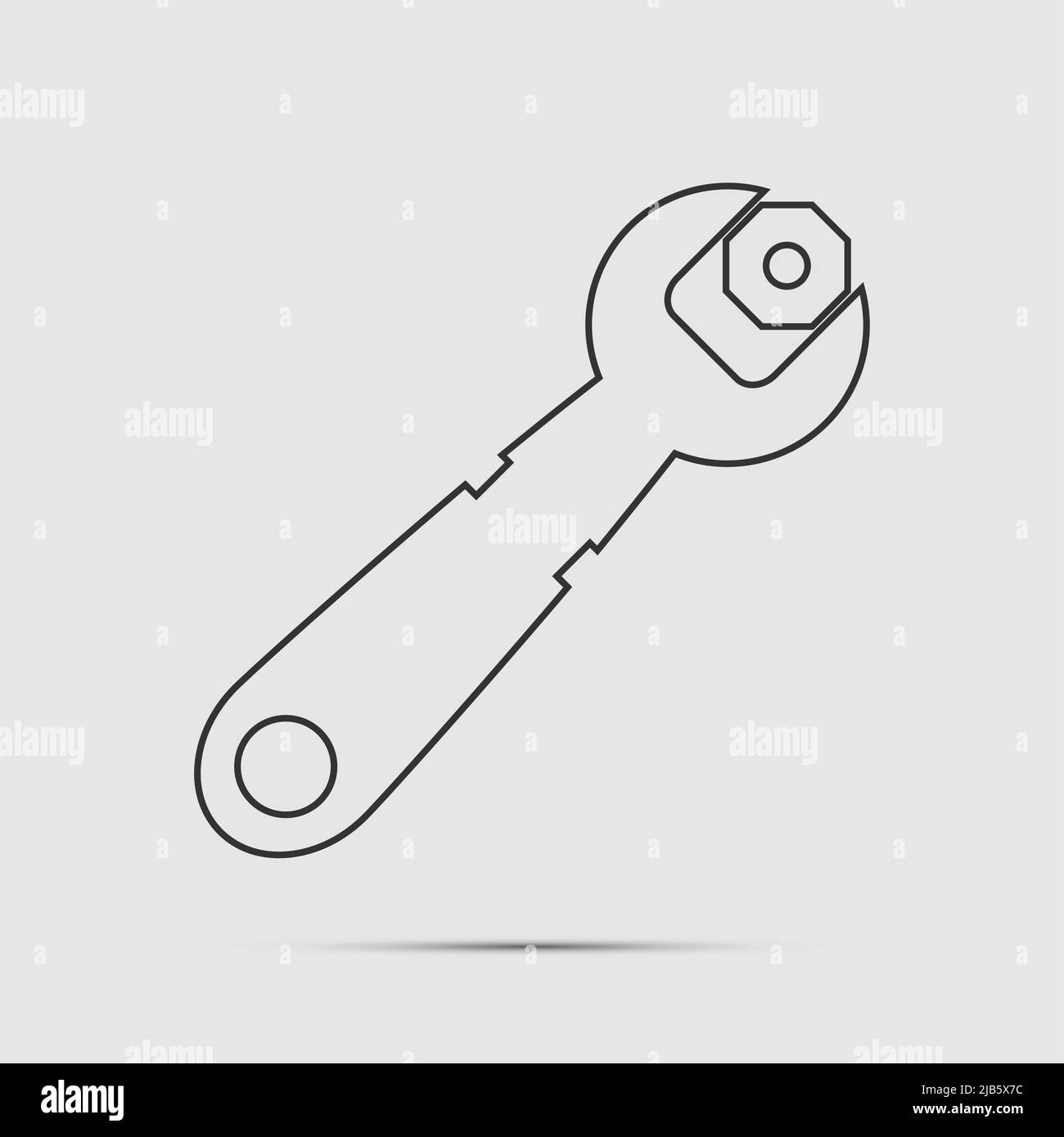 Service Tool icon,Vector illustration Stock Vector Image & Art - Alamy