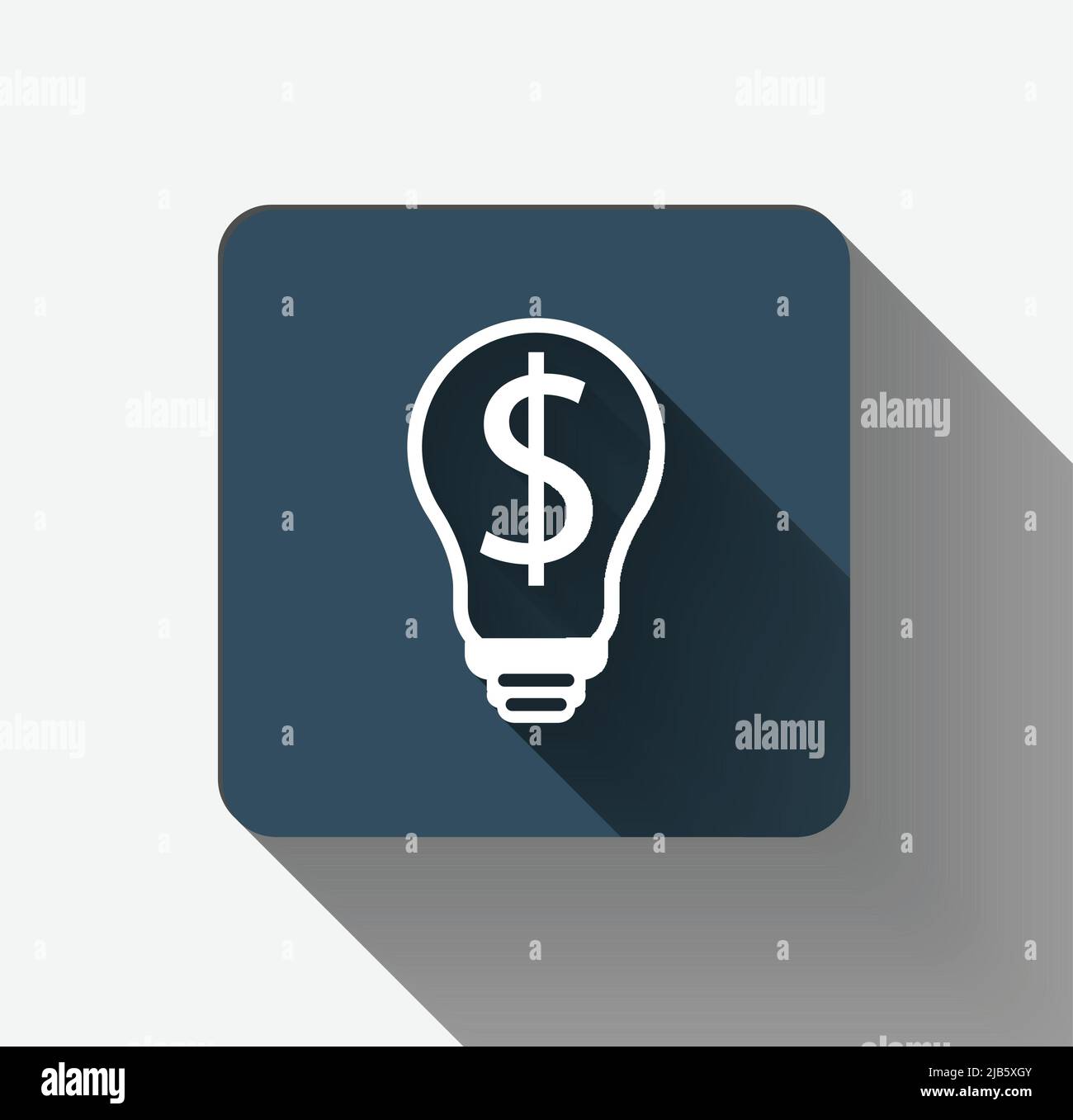 Dollar lightbulb vector hi-res stock photography and images - Alamy