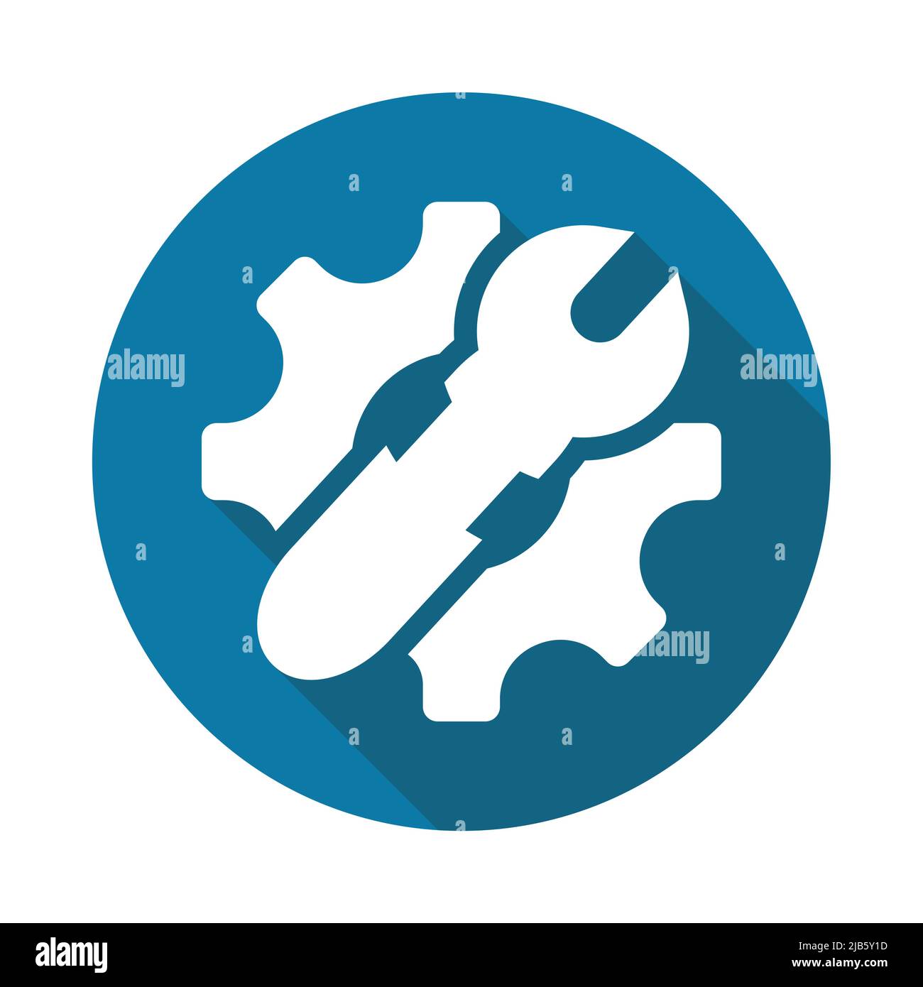 Service Tool icon on white background,Simple design style,Vector ...