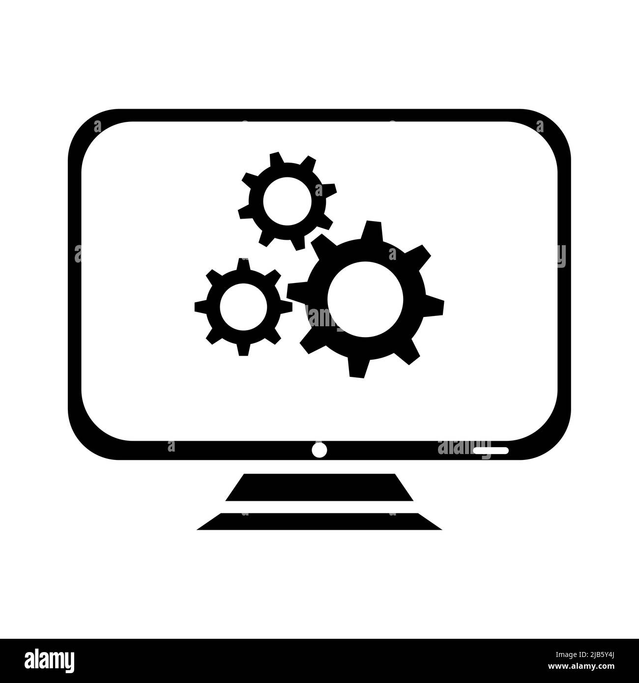 Computer Repair Icon Symbol Sign Isolate on White Background,Vector ...