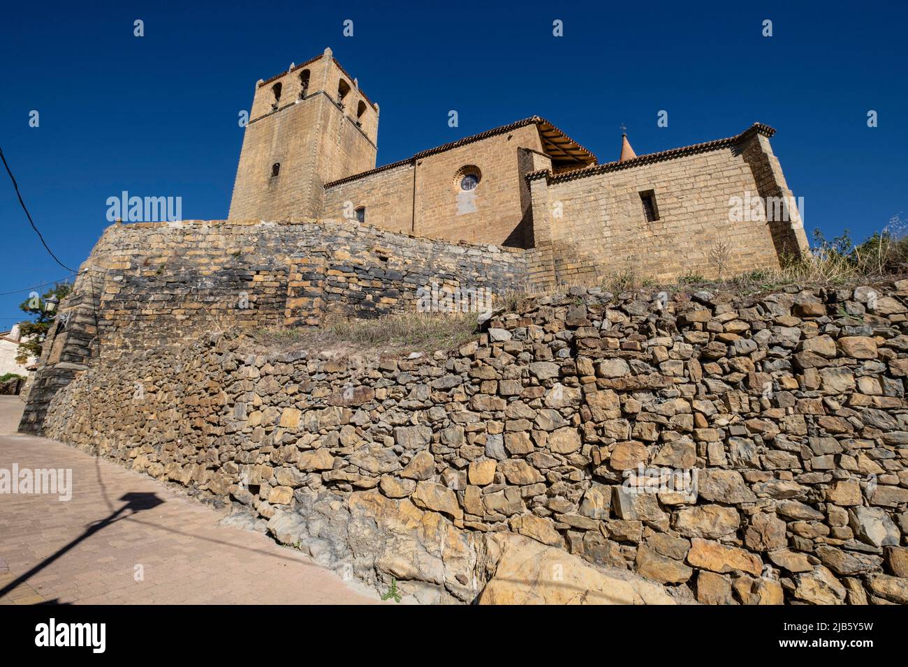 Church of Santa Maria de la Estrella, Enciso, La Rioja, Spain, Europe ...