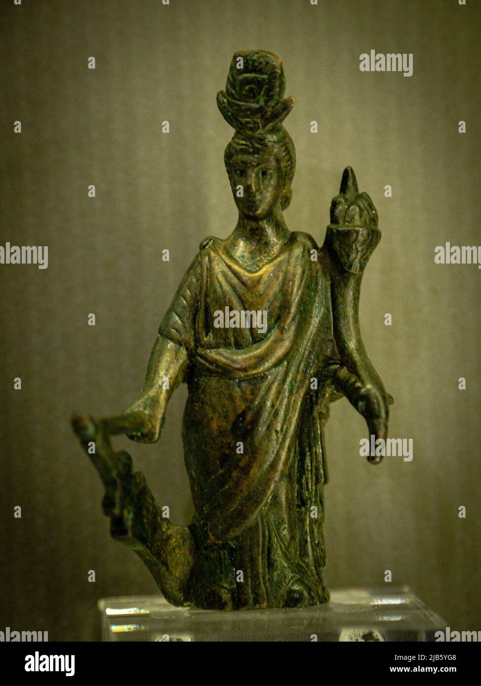 Isis - Fortune, bronze statuette, 2nd century AD C., Roman town of ...