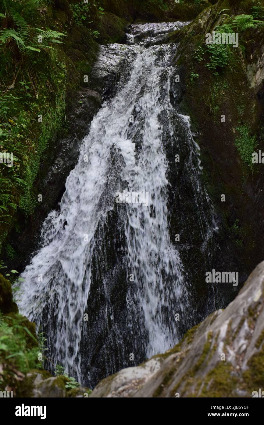 waterfall in Enderttal Stock Photo - Alamy