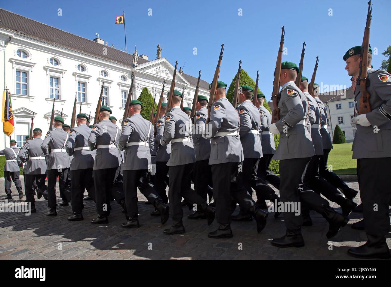 Berlin, Germany. 03rd June, 2022. Soldiers from the German Armed Forces ...