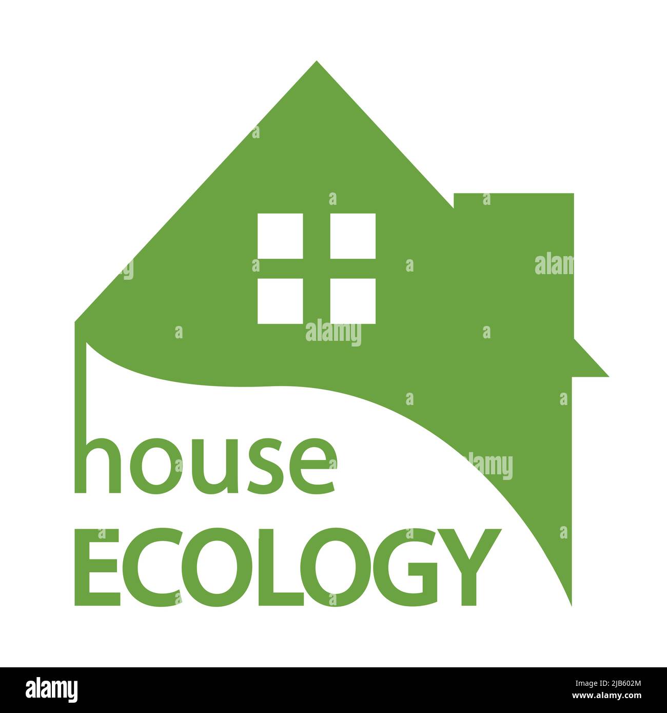 Green house symbol,ecology icon on white background,vector illustration ...