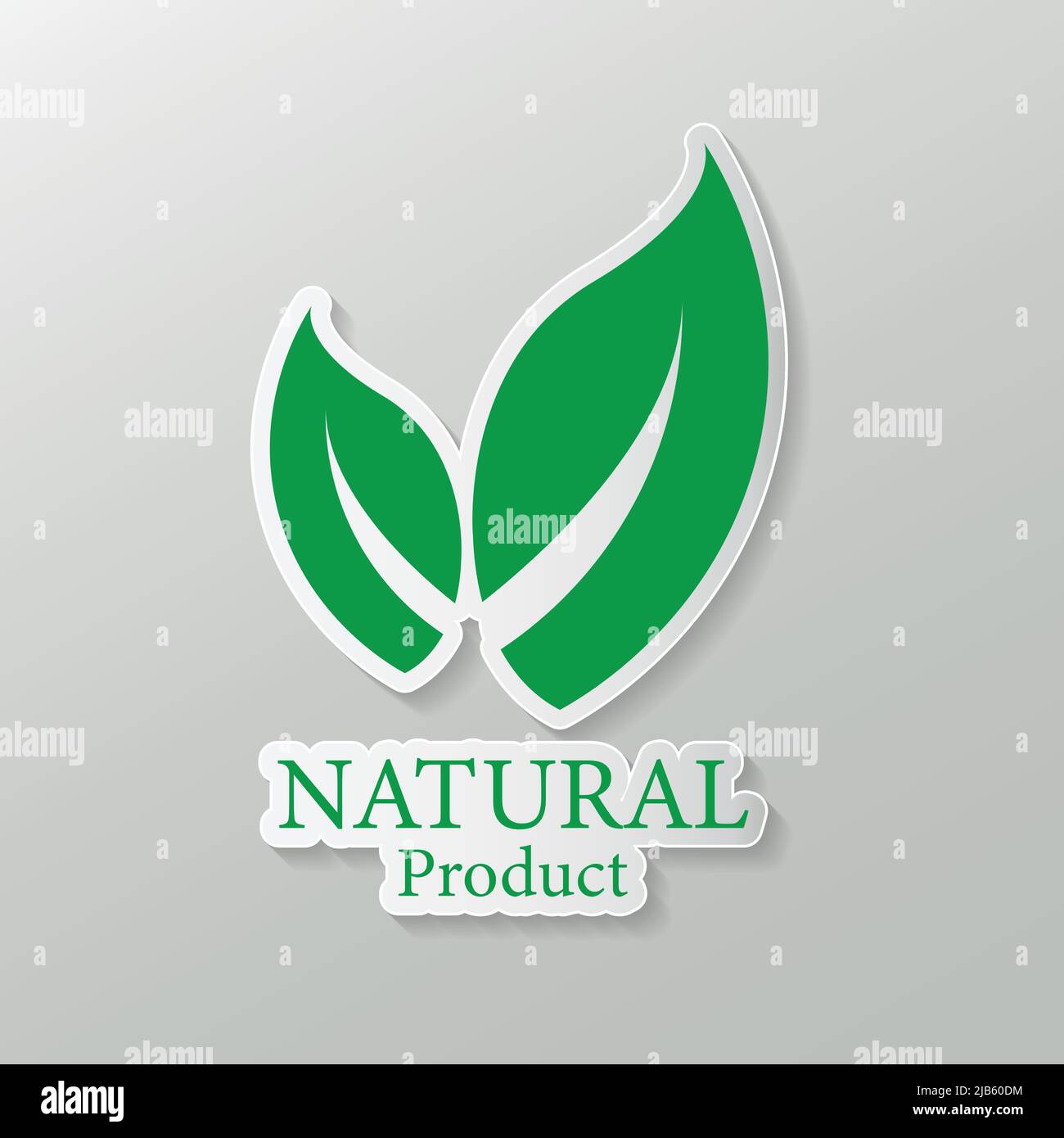 natural vector design.logo natural product,Vector illustration Stock ...