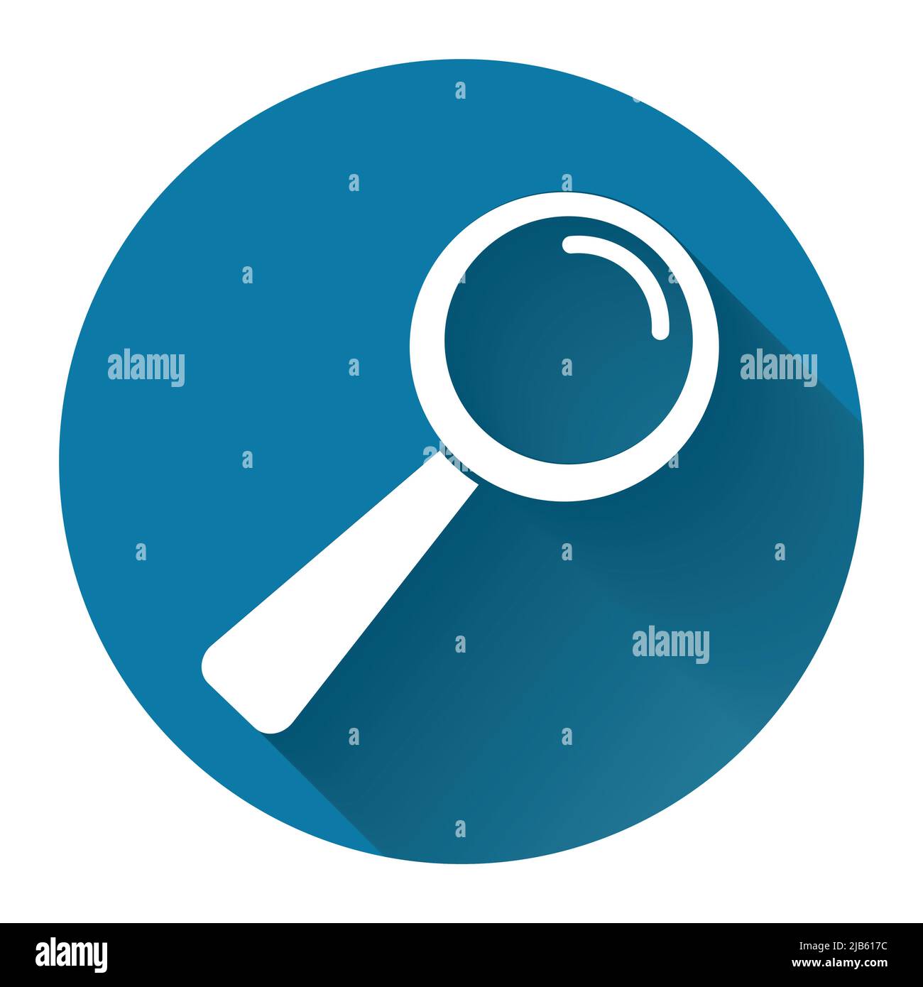 Magnifying glass article logo Stock Vector Images - Alamy