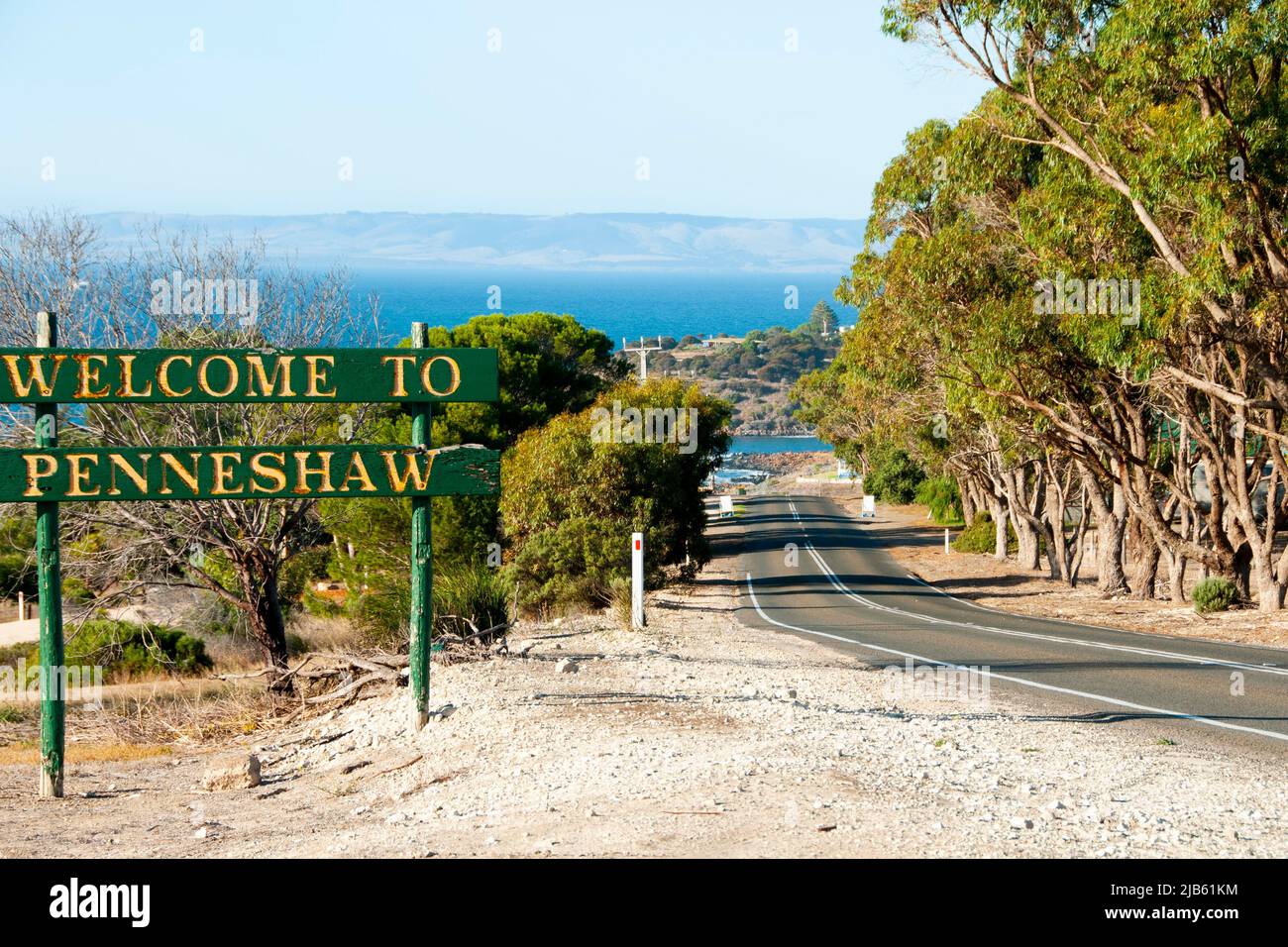 Town of Penneshaw - Kangaroo Island - Australia Stock Photo - Alamy