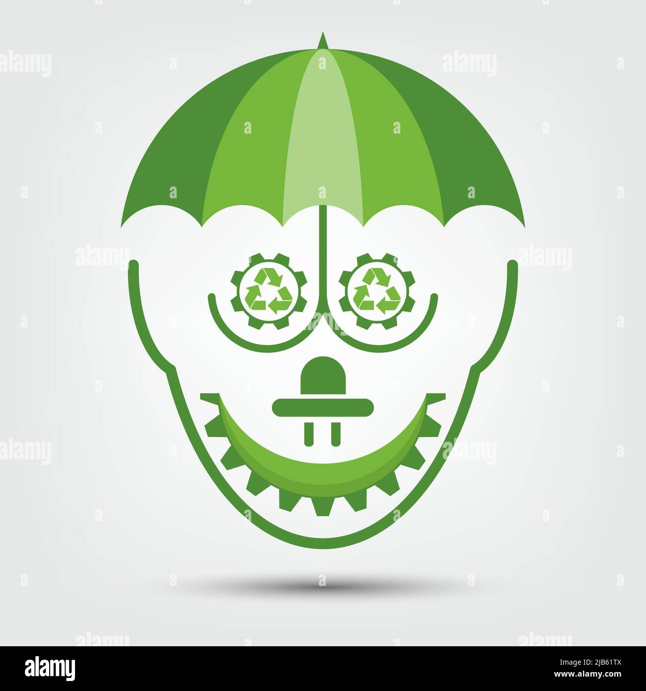 People Ecology and Environmental Concept,Earth Symbol With Green Leaves ...