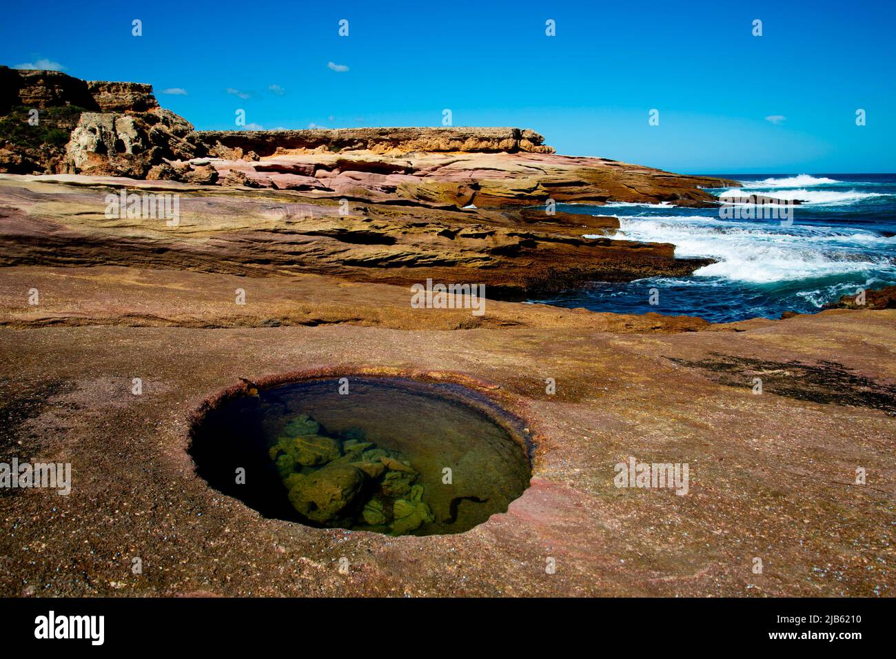 Circle Rock Pools - South Australia Stock Photo - Alamy