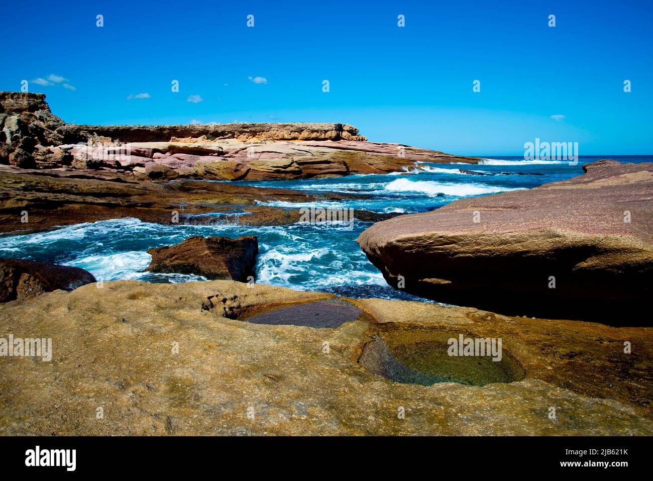 Circle Rock Pools - South Australia Stock Photo - Alamy