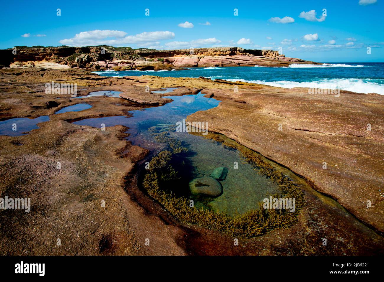 Circle Rock Pools - South Australia Stock Photo - Alamy