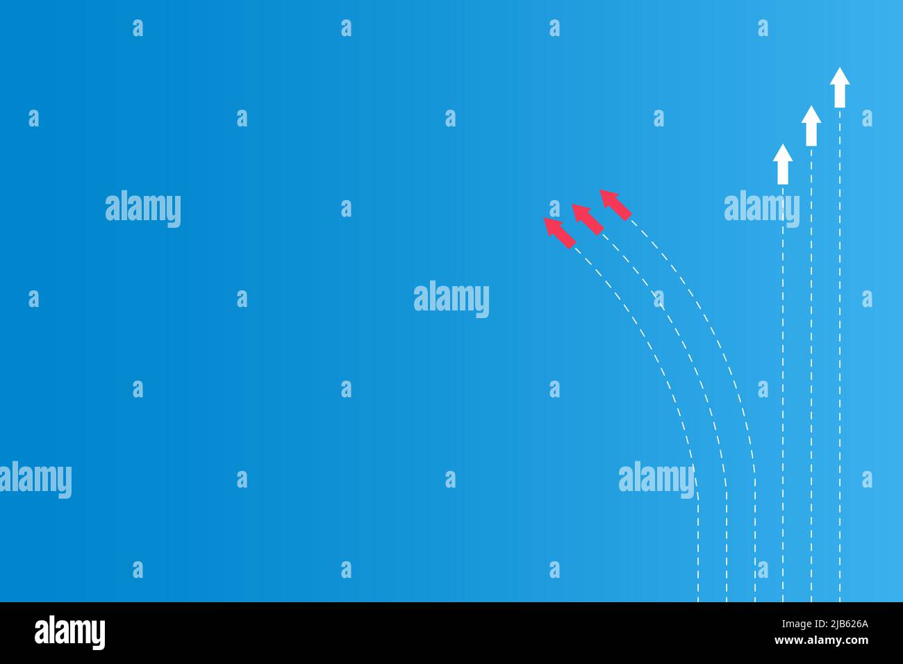 Have leadership or different concepts with directions Arrow Red and ...