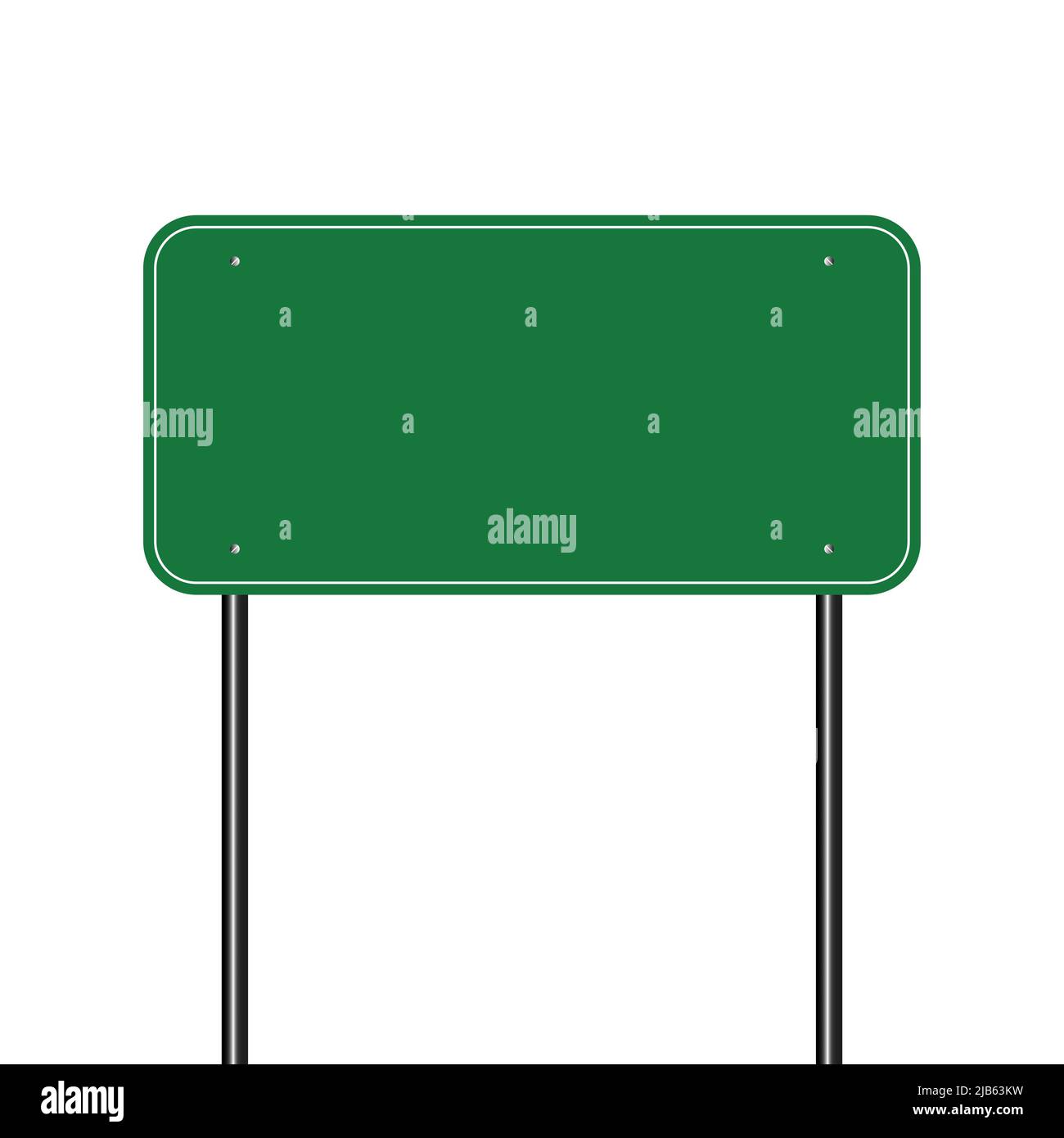 sign road green,Sign board black on white background.vector ...