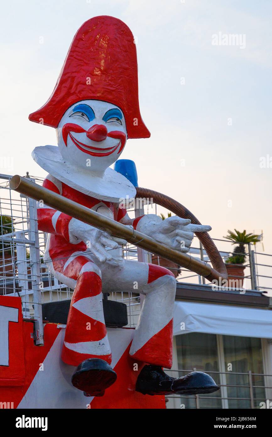 Viareggio-Italy-October 2022 The famous carnival where allegorical ...