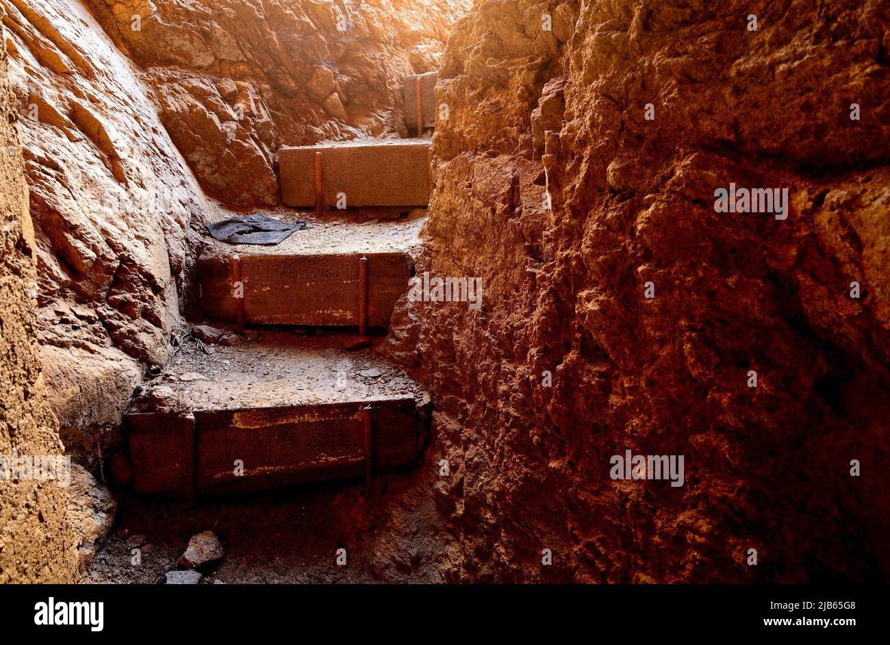 Bunker stairs hi-res stock photography and images - Alamy