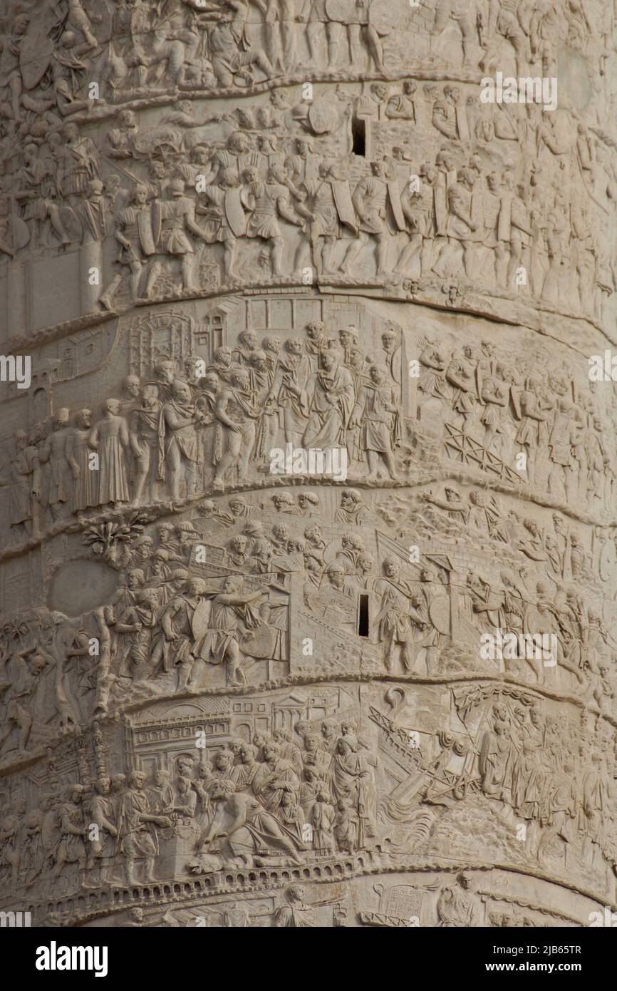 Trajans column relief hi-res stock photography and images - Alamy