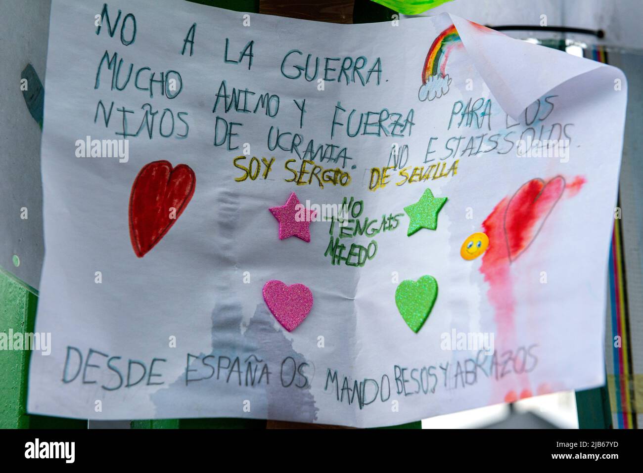 Child ukrainian refugee hi-res stock photography and images - Alamy