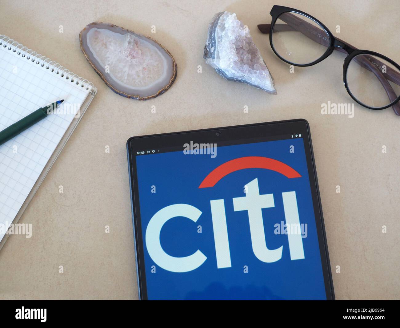 Germany. 03rd June, 2022. In this photo illustration, a Citigroup Inc ...