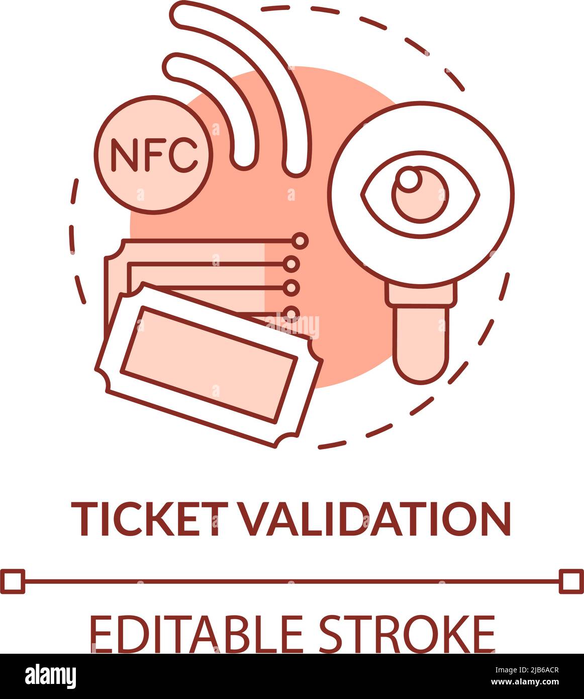 Ticket issue Stock Vector Images - Alamy