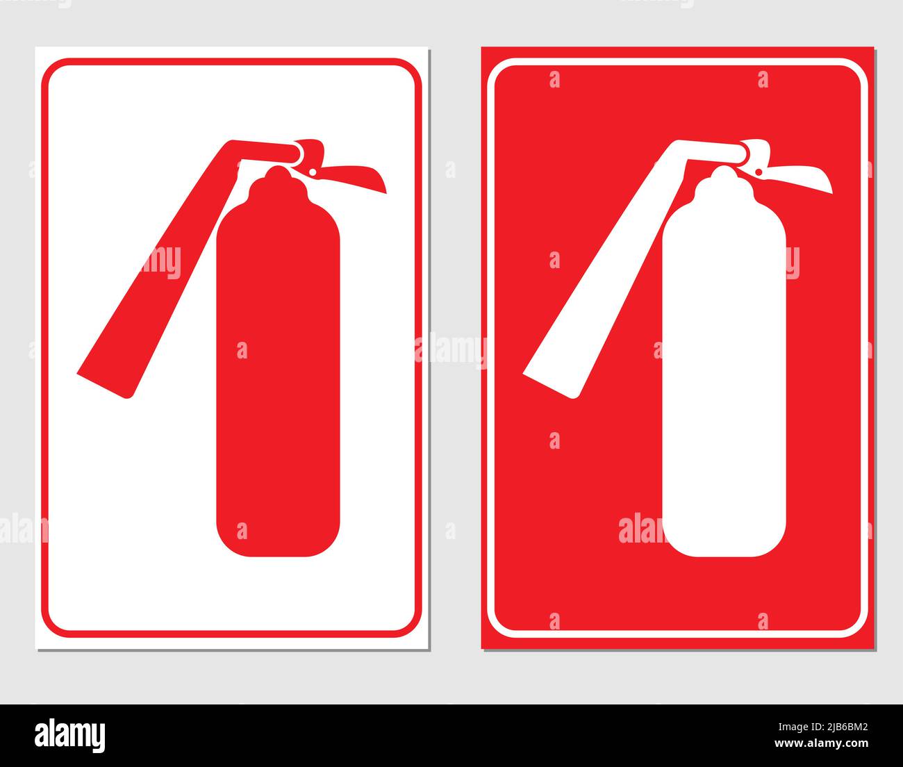 fire extinguisher.warning Signs,Vector illustration Stock Vector Image ...