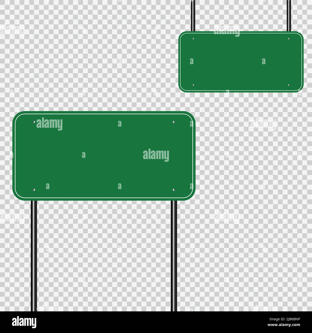sign road green,Sign board on transparent background. Vector ...