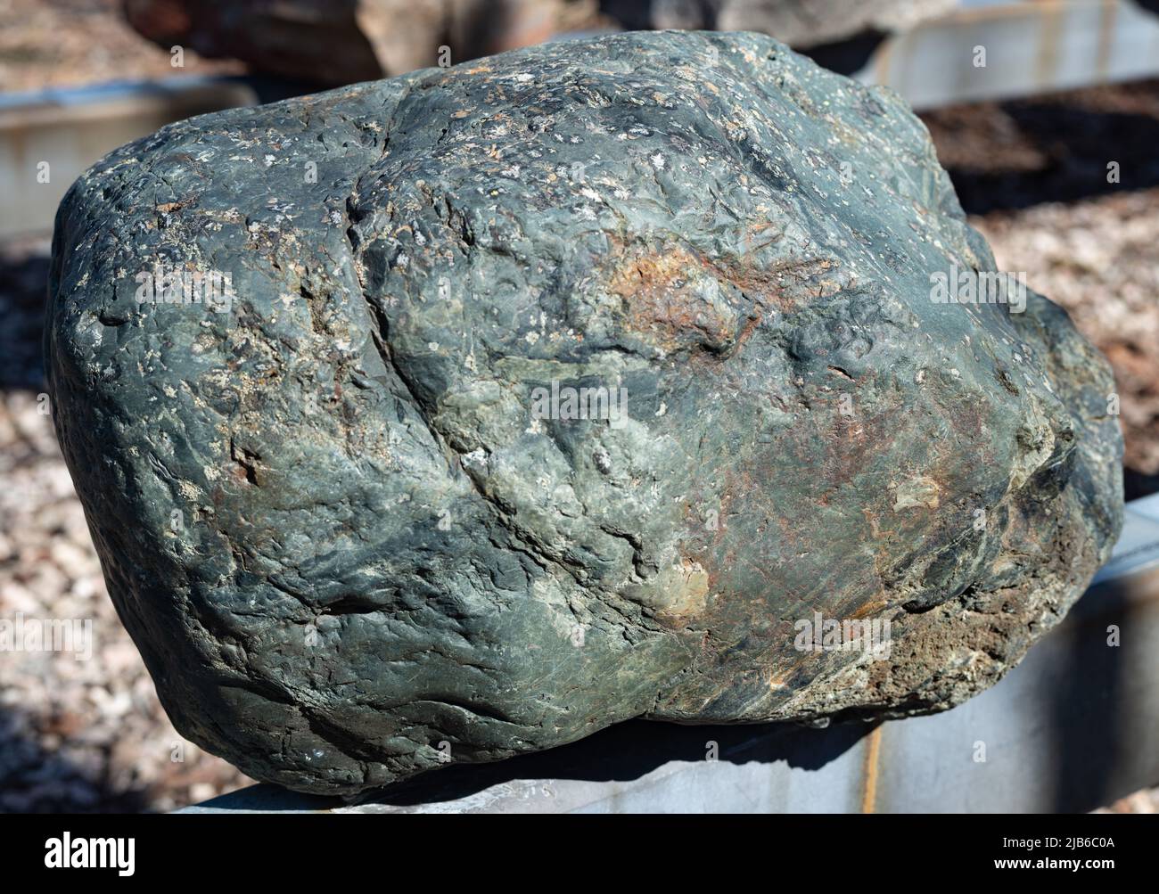 Metabasalt tuff at The Arctic University Museum of Norway in Tromsø ...