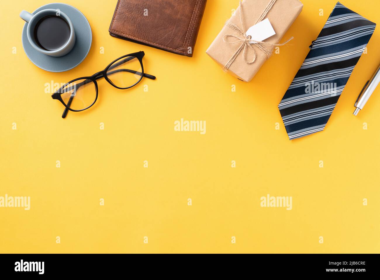 Father's day gift background design concept with gift box idea and ...
