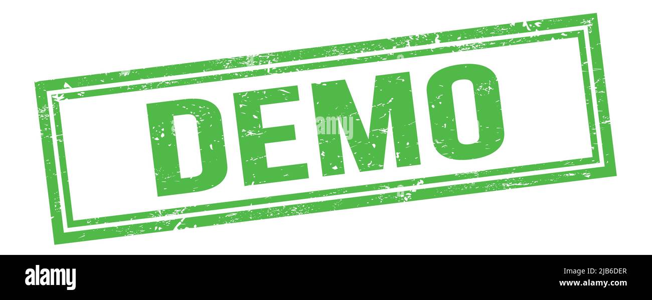 Demo stamp hi-res stock photography and images - Alamy