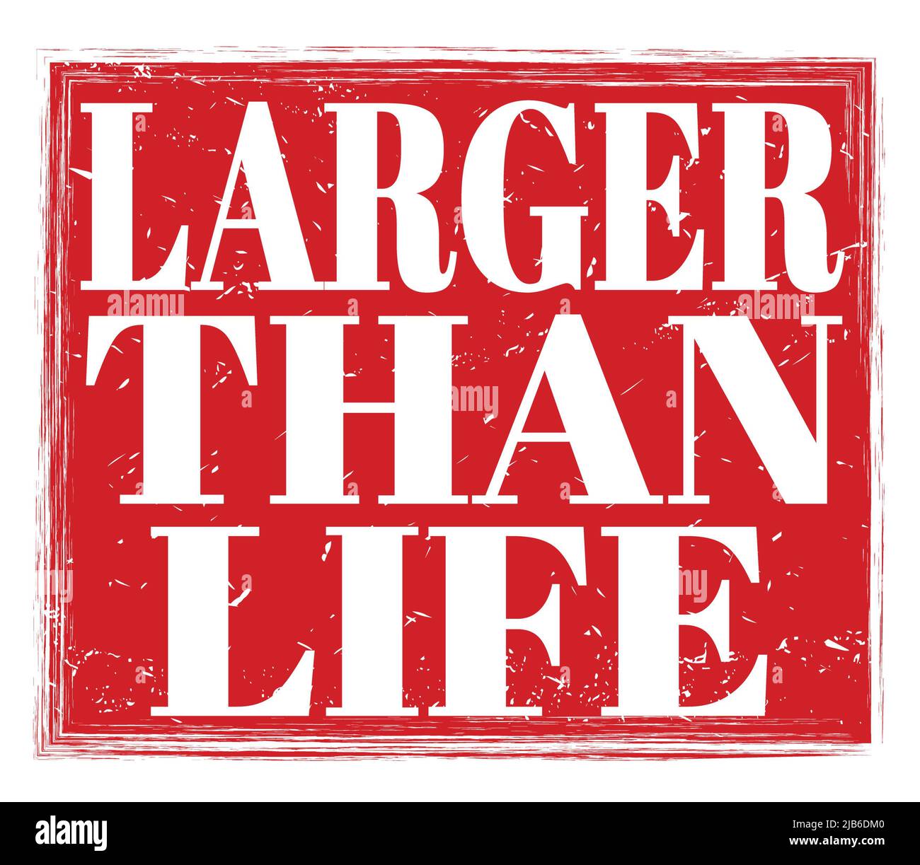 Larger than life Cut Out Stock Images & Pictures - Alamy