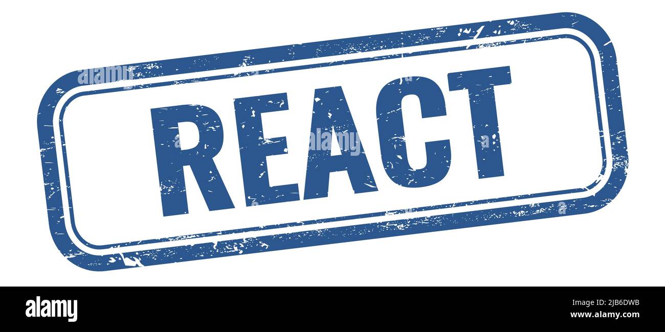 React stamp hi-res stock photography and images - Alamy