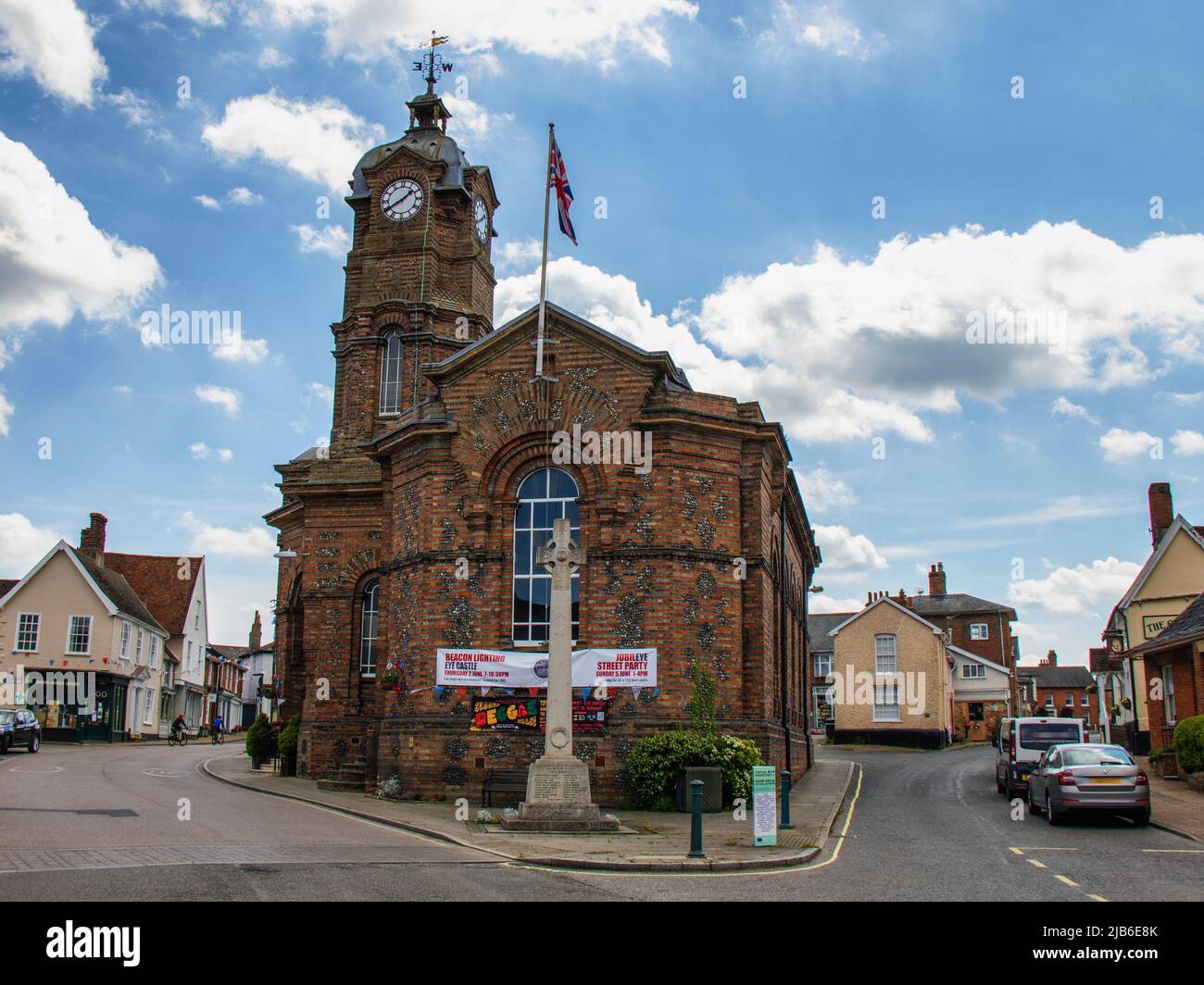 The town hall in the market town of Eye in Suffolk, UK Stock Photo - Alamy