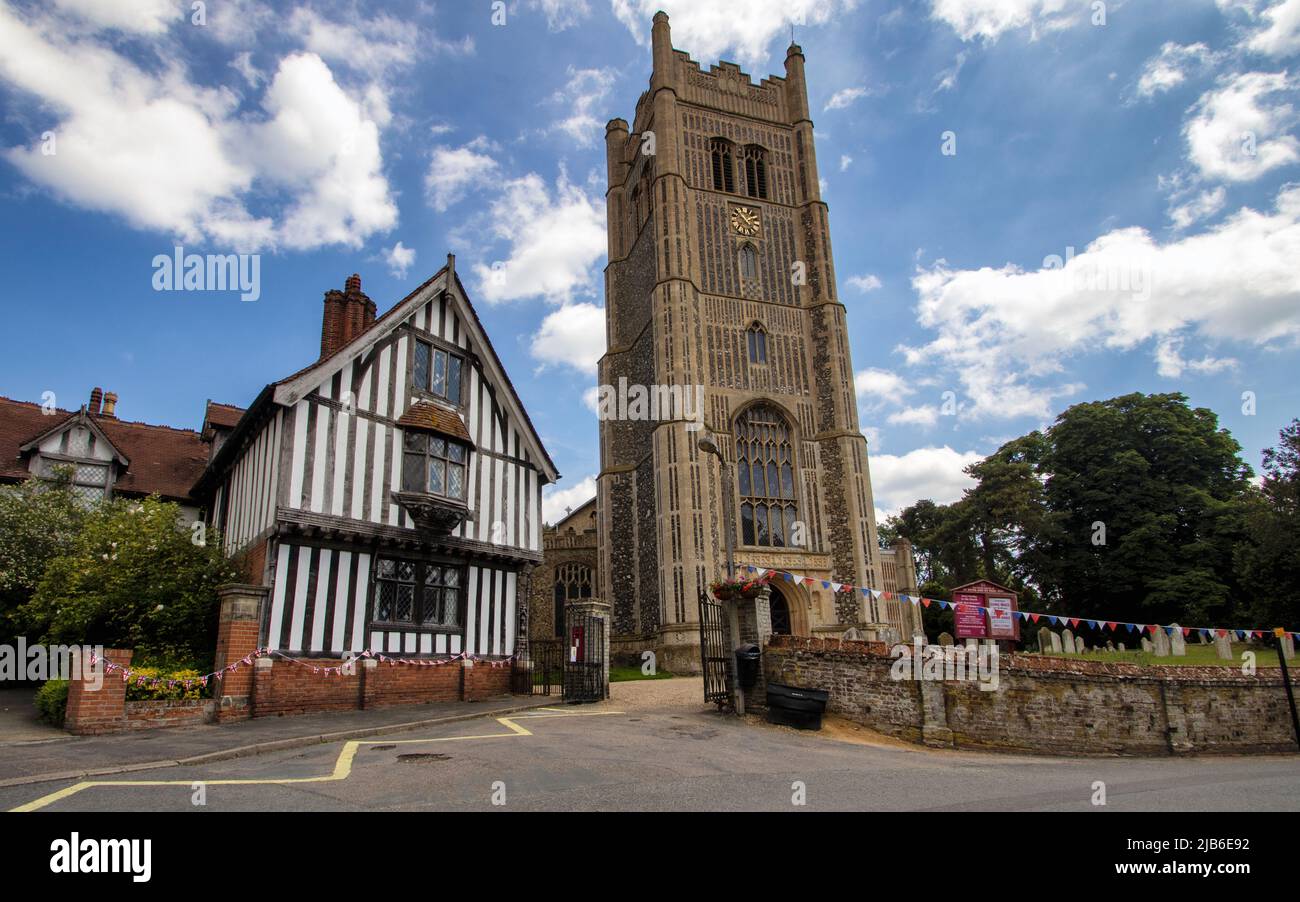 The Parish Church of St Peter and St Paul in Eye, Suffolk, UK Stock ...