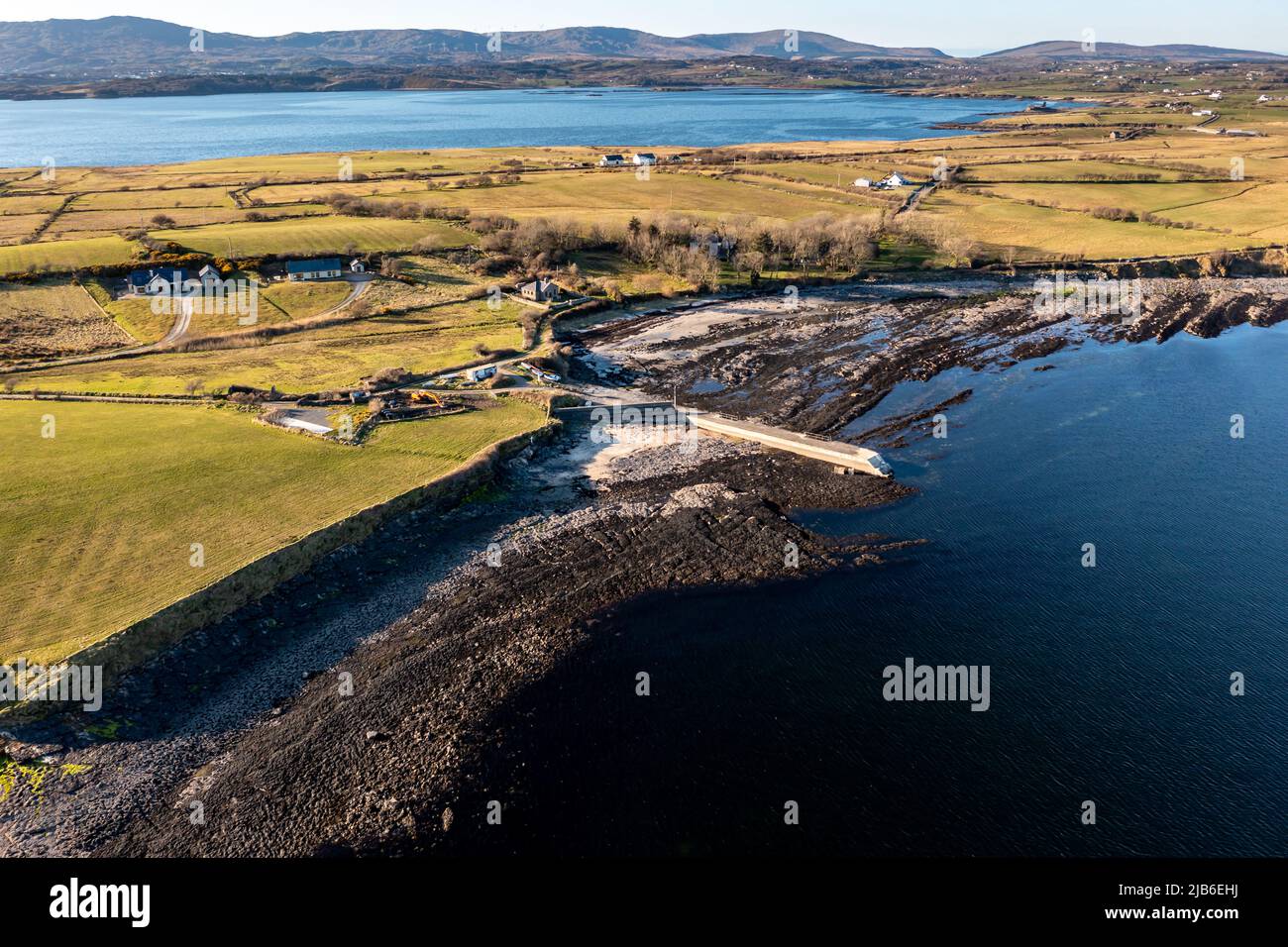 Jurassic coast cliff rocks aerial hi-res stock photography and images ...