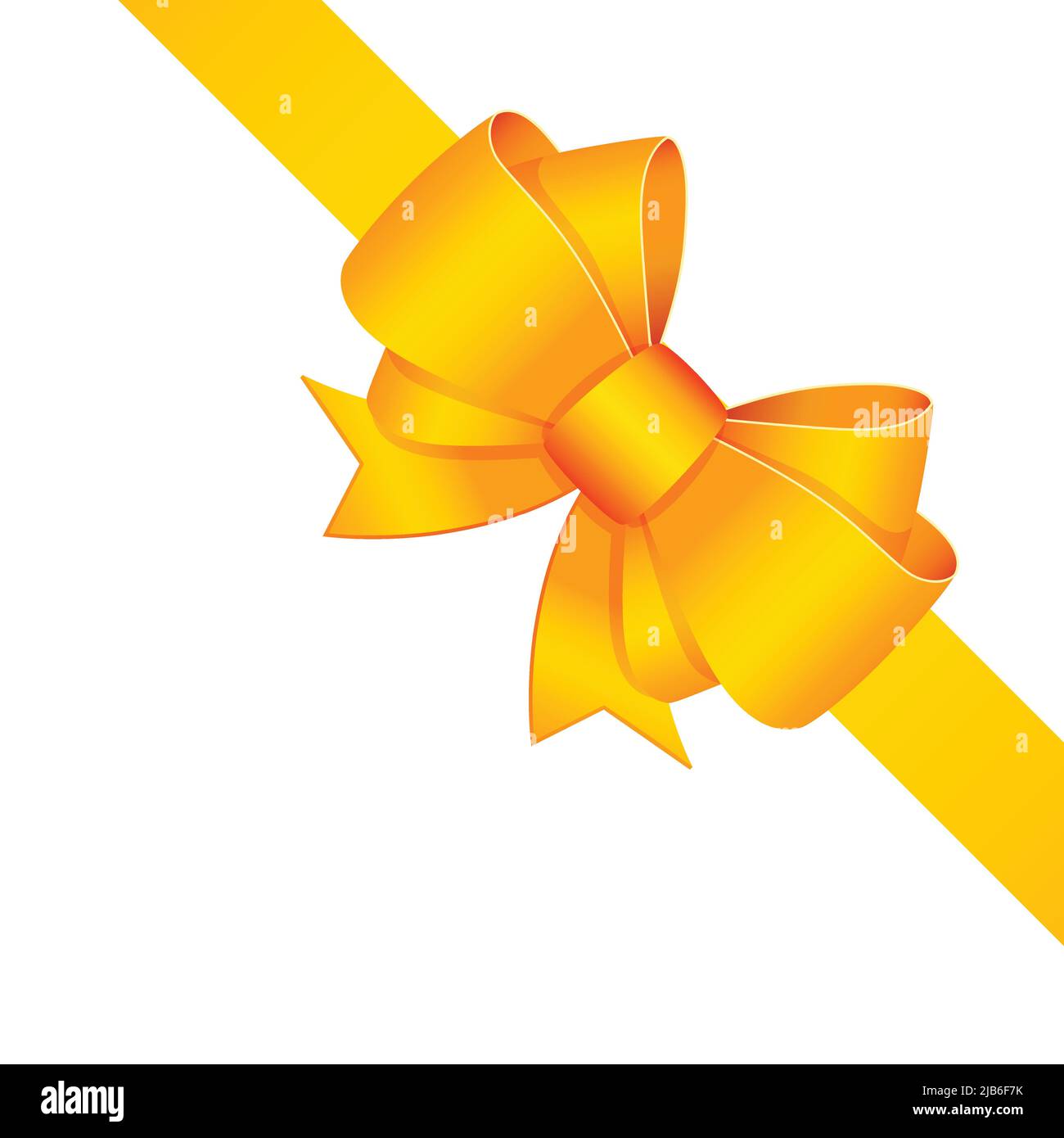 Yellow Bow Clip Art