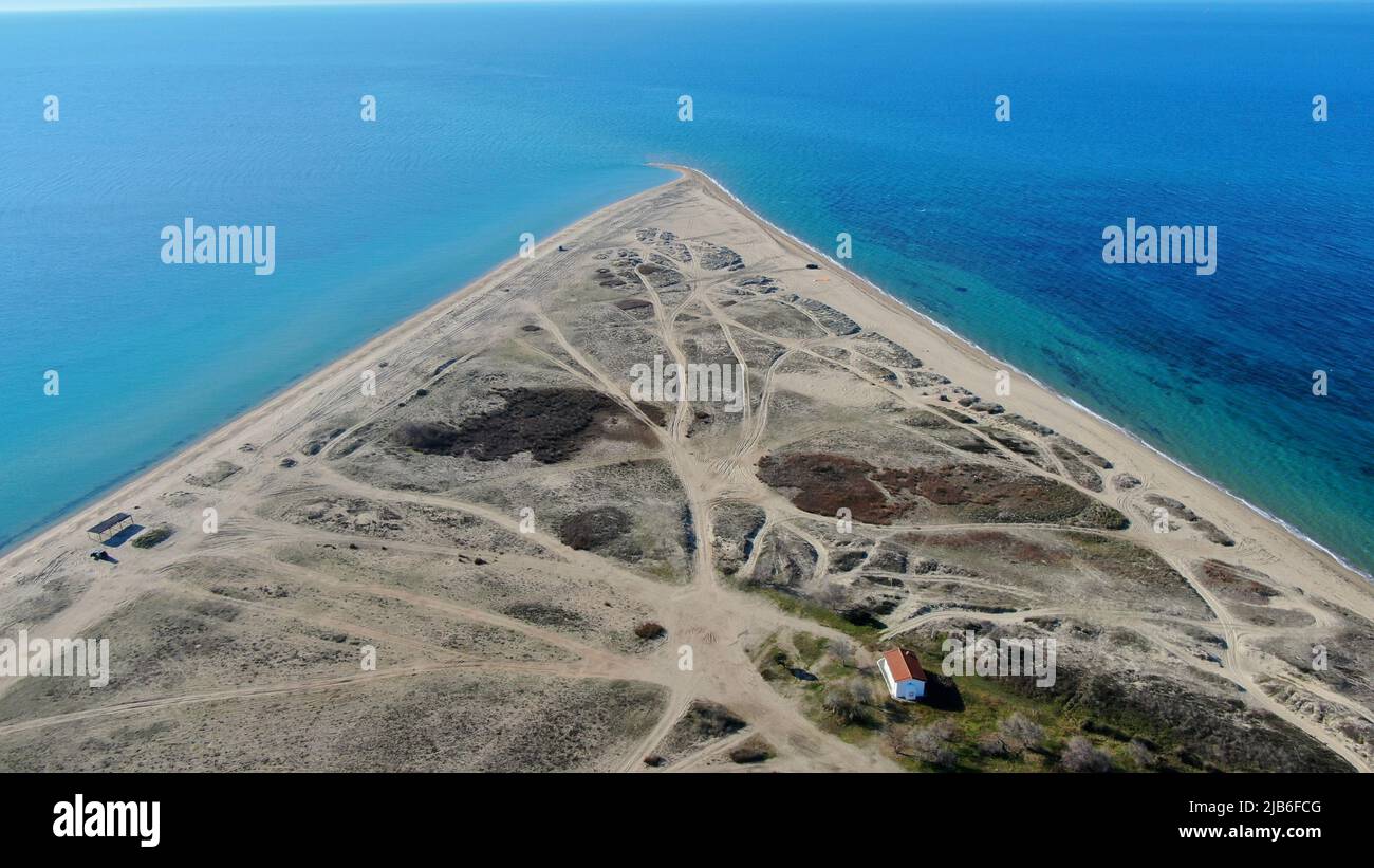 shipwreck of epanomi in halkidiki greece with drone Stock Photo - Alamy
